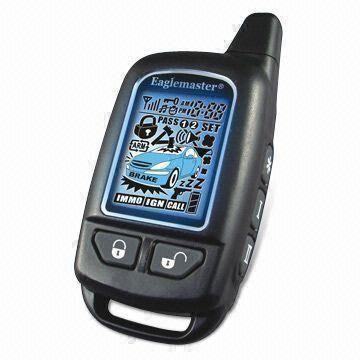 Two-way Alarm with Multicolor LCD Display and Valet Emergency Override ...