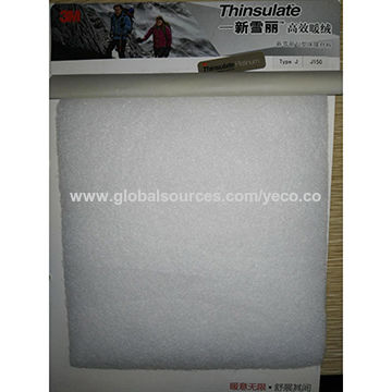 China Thermal Fabric 3M Thinsulate Insulating Type J on Global Sources ...