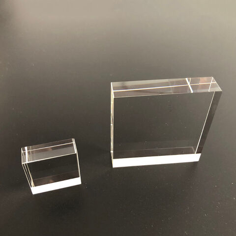 China Optical BK7 Fused Silica Cuboid Glass Cube Solar Prism Tapered ...