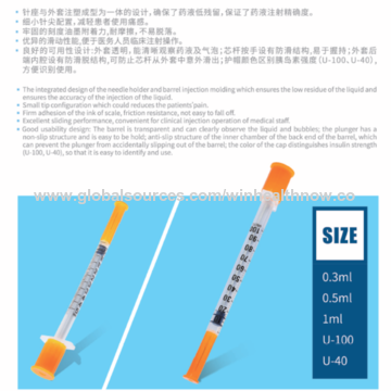 China Sterile Hypodermic Syringes with Needle for Single Use on Global ...