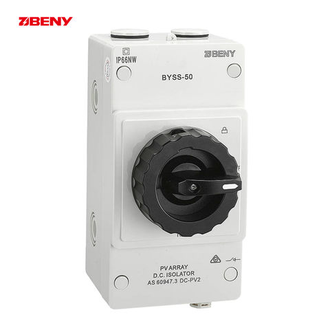 China DC ISOLATOR 1200V 50A IP66 BYSS-50 IEC&AS on Global Sources ...