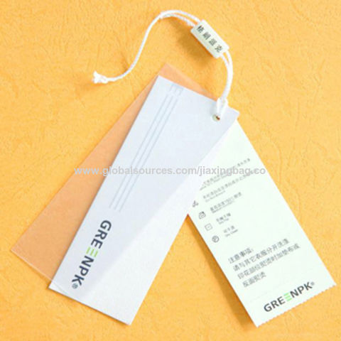 China Hang Tags, Made of Woven Label, with Internal Paper Card, Over ...