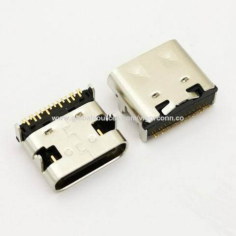 China USB Type C connector 16PIN L=7.35mm On Board Type Female(TID ...