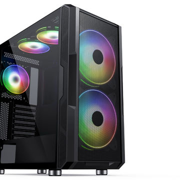 China SAMA OEM Gaming PC Cases Mesh Front Support 200mm Fan ATX Desktop ...
