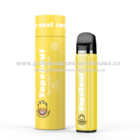 China Itsuwa Vapesoul Soulsmile II 5ml 1500 Puffs Disposable Vape Pen ...