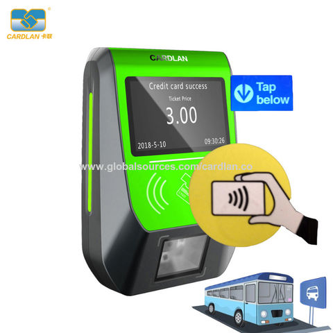 China Onboard smart card reader writer with NFC reader and QR ticket ...