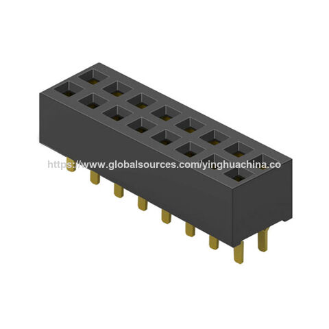 China 1.0 Pitch Female header - DIP type H2.0mm female header - Dual ...
