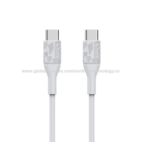 China USBC to USB C 2.0 Cable, metal shell with braided jacket, max 3A ...