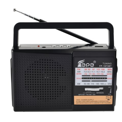 China 18650 1200mAH rechargeable battery AM FM SW 3 band radio on ...