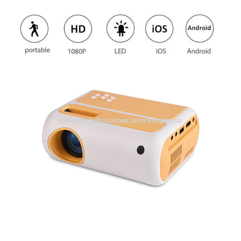 China Portable HD LED Mini Projector for child kids at home nursery ...