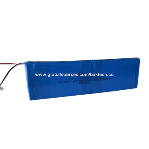 China Lithium ion polymer rechargeable battery pack, 4S1P 14.8V 4 ...