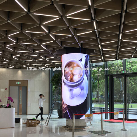 China Ultra-thin Super Light HD P4 Flexible Soft LED Display foldable ...