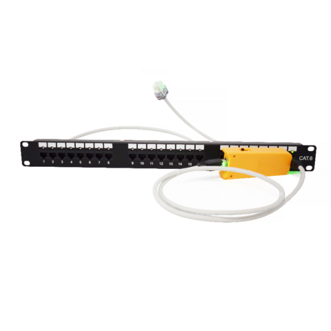 China 180 degree 24 port Patch Panel UTP w/LED light on Global Sources ...
