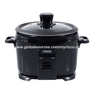 China New design 400W 1.0Liter electric Square rice cooker in color ...