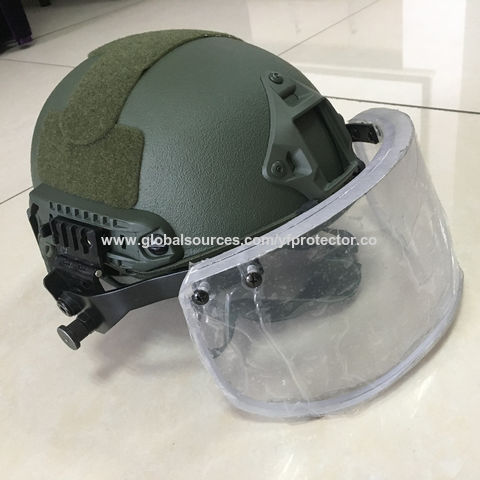 China NIJ IIIA Bullet Proof Visor Bulletproof Face Shield Ballistic ...