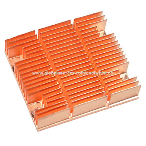 China Customized Copper CPU Heatsink for 1 U Server on Global Sources ...
