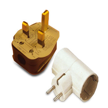 Taiwan Power Sockets with UK Plugs and Adapters on Global Sources