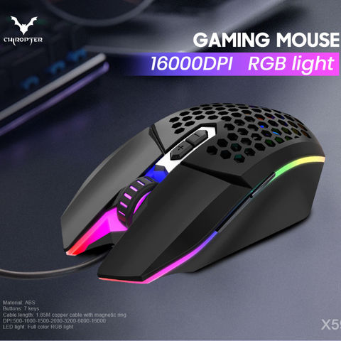 China Gaming Mouse Wired 1500-2000-3200-6000-16000 DPI Game USB ...