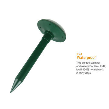 Solar Mole Repeller - Sonic Mole Repellent Rodent Control Deterrent ...