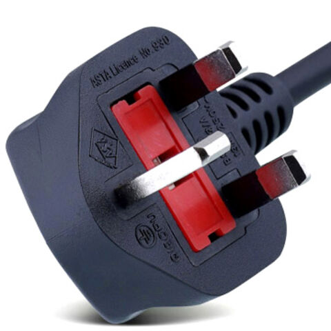 China UK Standard Power Cord with BS Non-dismountable British Type Plug ...