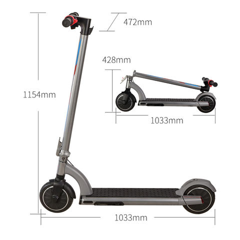 China TROXUS 8inch Foldable electric scooters for adults on Global ...