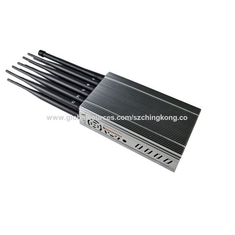 China Handheld 5G Mobile Phone Signal Jammer With 12 Antennas GPS Wi-Fi ...