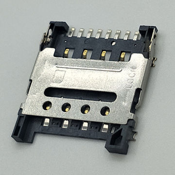 ChinaMicro SIM Card Connector 8P 1.5mm Height Connector on Global Sources