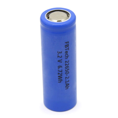 China LiFePO4 batteries 22650-2100mAh 3.2V battery cell factory on ...