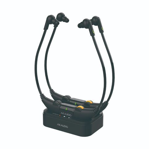 China Lightweight 2.4G RF Wireless Headphones For Television with Two ...