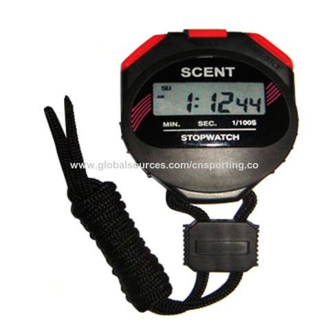 China Digital stopwatch, ABS material, 1/100 seconds, with neck strap ...