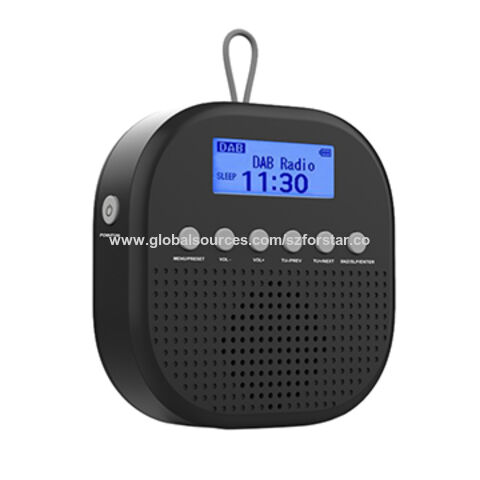 China Waterproof DAB+ Radio IPX4 waterproof level with LCD Display ...