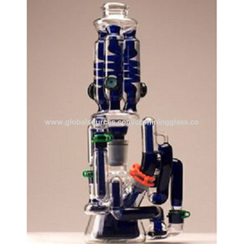 China 2018 new glass beaker bongs with cyclones on Global Sources ...