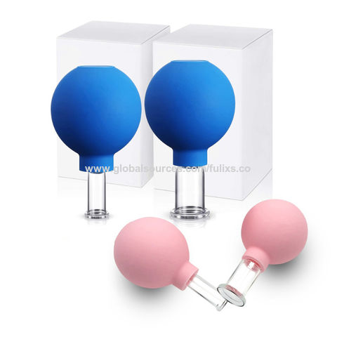 China Vacuum Massage Cupping Rubber Bulbs Glass Cupping Set on Global ...
