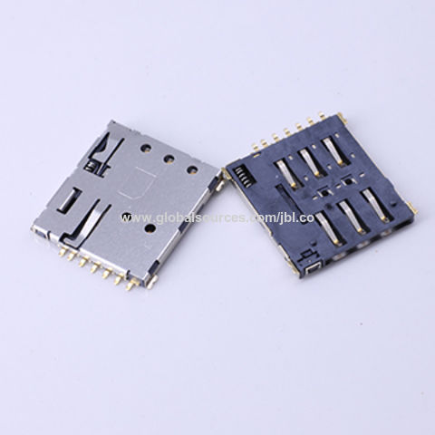 China Manufacturer sim card slot holder NANO SIM PUSH 6+CDP H1.37 Self ...