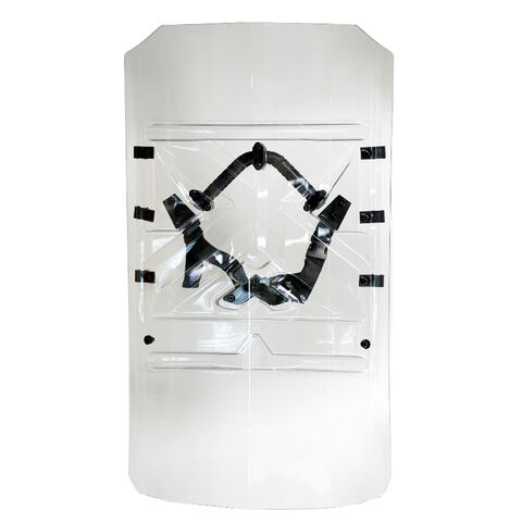 China Rectangular UV stabilized polycarbonate Anti Riot Shield with 95% ...