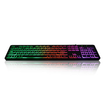 China Colorful Illuminated 4 LED lighting backlit modes Gaming Keyboard ...