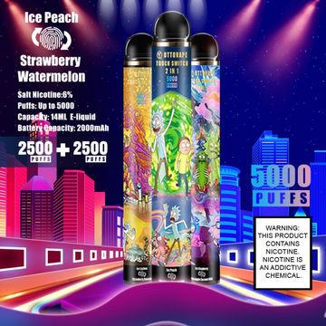 China TOUCH SWTICH 2 in 1 Capacity 5000 Puffs E-Cigarette High Quality ...