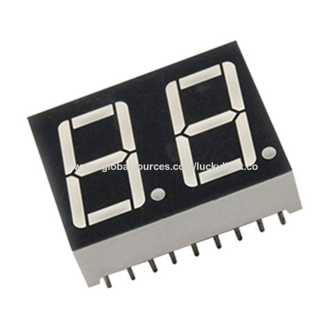 China 0.56 inch 14.20mm height Dual-Digit 7 segment LED Display with a ...