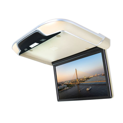 China Bus lcd monitor 13.3inch Screen Android Flip down monitor Car ...