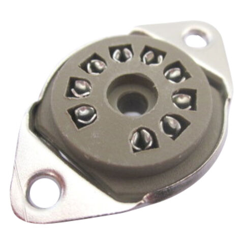 China High Insulated 8-pin Vacuum Tube Socket with Fiberglass Filled ...