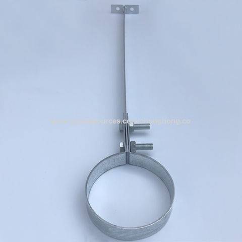 China Galvanized Clamp Hoop Drain Pipe Lifting Hook Pipe Clamp Diameter ...