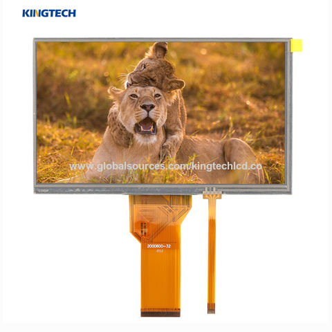 China Kingtech 7 inch display 1000nits 800x480 high brightness display ...