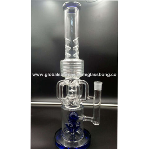 China 18INCH glass bong BIG waterpipe dabrig with perc big bong on ...