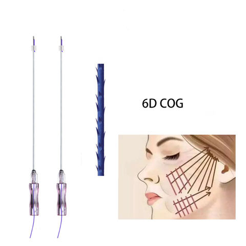 China Wholesale lifting W blunt face lift thread pdo plla pcl cog 6d to ...