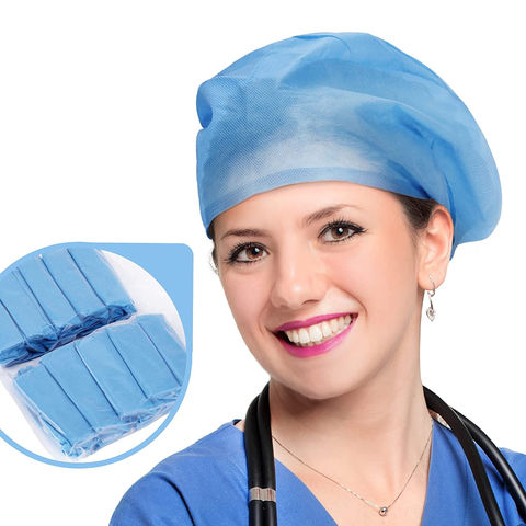 China Hospital Disposable Non-Woven Surgical Doctor Surgeon Cap for ...