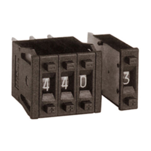 Taiwan Middle size pushwheel switch, BCD 10 positions, W/O end plate ...
