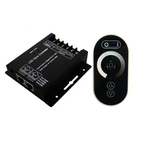 China DC12v 24v LED Dimmer RF RGB remote control lighting controller ...