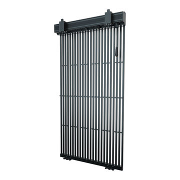 China Customed outdoor waterproof transparent led mesh advertising ...