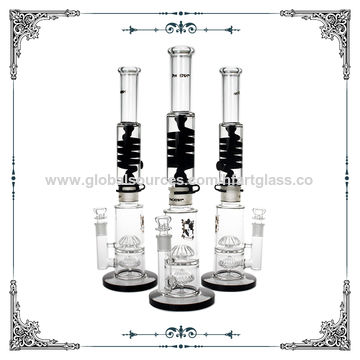 China Phoenix Straight Double Percolator Bong with Glycerin Freezable ...