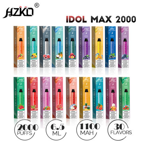 China Authentic HZKO IDOL MAX Disposable Pod electronic cigarette ...